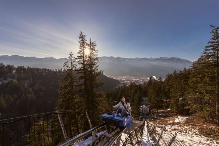 Canada’s largest mountain coaster at the Golden Skybridge, BC