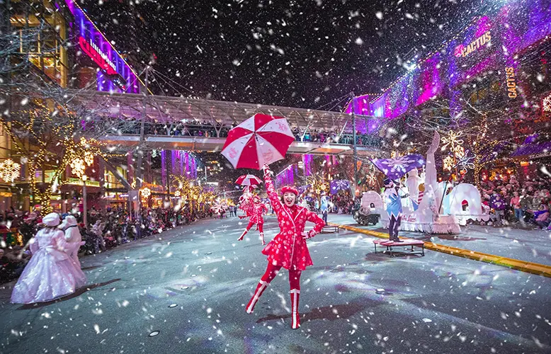 Dancers, Drummers & Dazzling Lights: Snowflake Lane
