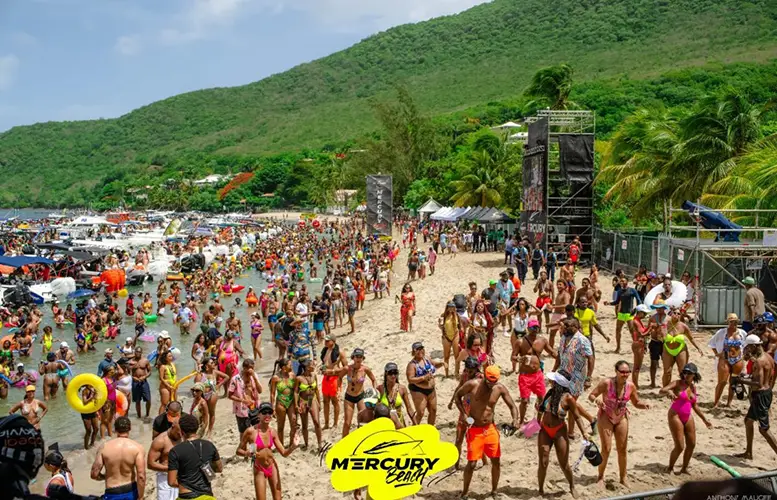 Party like a Sailor at Martinique’s Mercury Beach