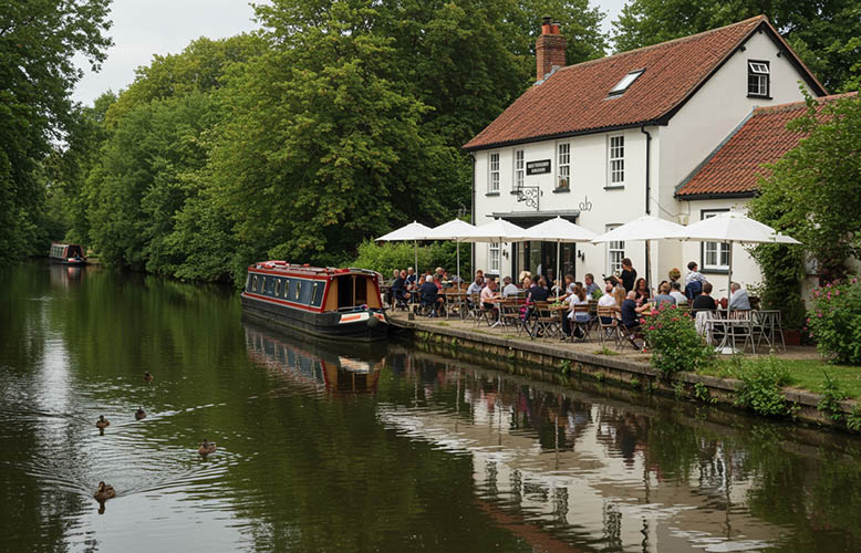 Best Waterside Pubs to Visit on a Narrowboat Holiday