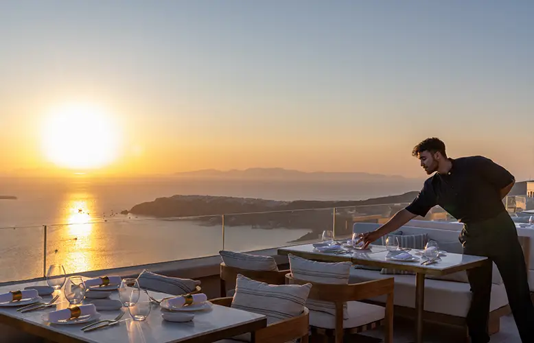 Blu Restaurant Opens in Santorini, Extending the Sandblu Resort ...