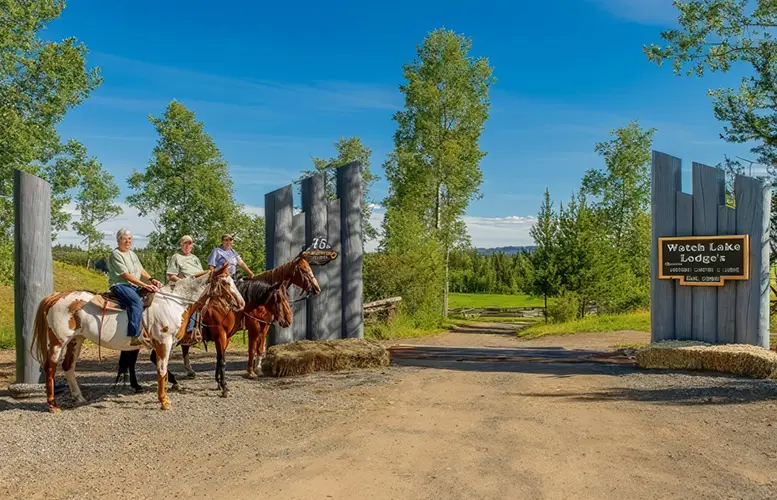 Watch Lake Lodge, a guest ranch located in British Columbia